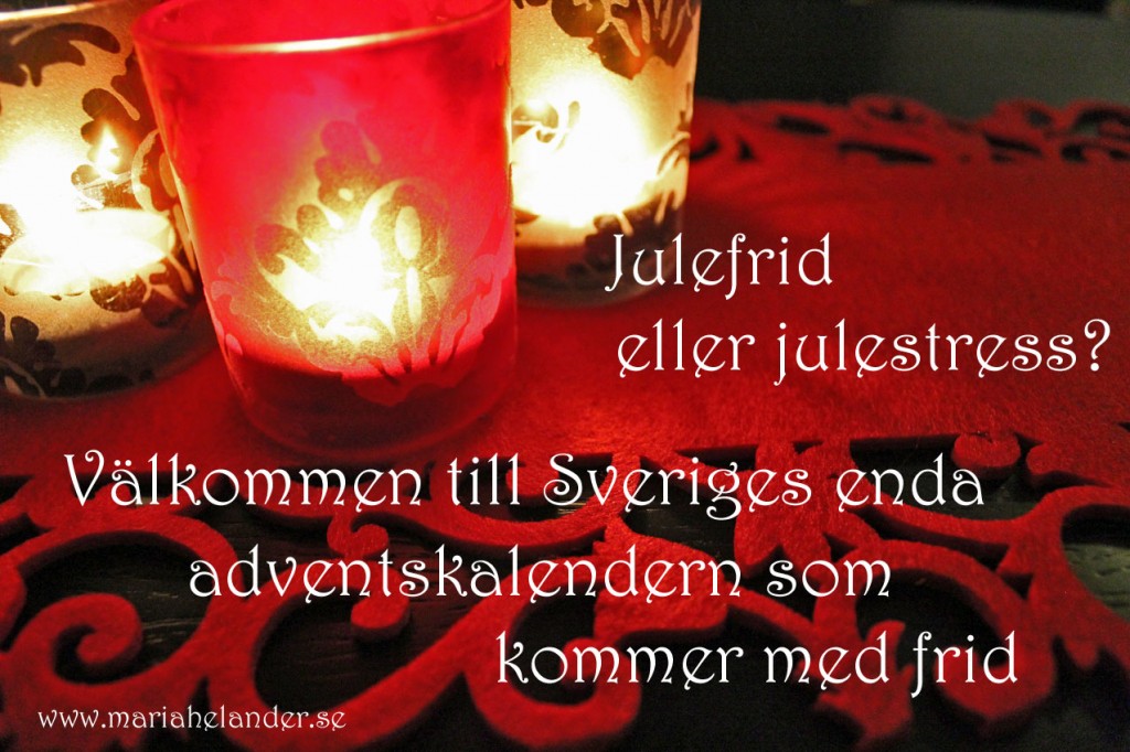 24 steg till en fridfull jul – Maria Helander